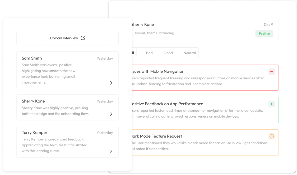 Innerview | AI-Powered User Interview Transcription & Analysis